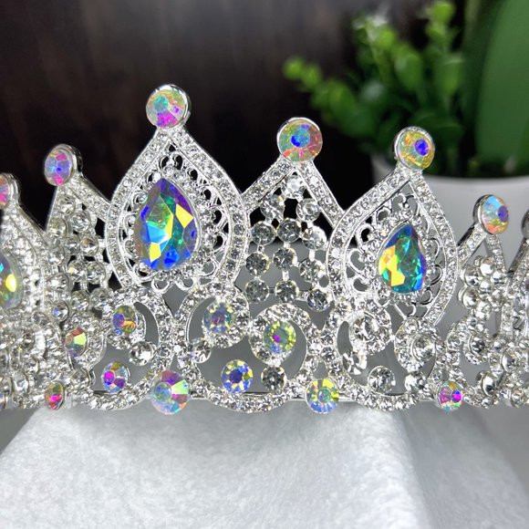 Accessories | Wedding Crystal Crown Queen Tiara Bride Crowns For Women ...